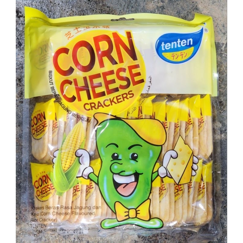 Jual TenTen Rice Cracker 2 Varian Rasa Original Cracker & Corn Cheese ...