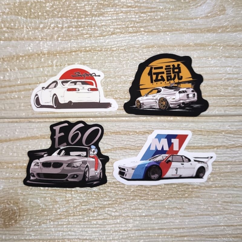 Jual Sticker Pack Supra BMW E60 M1 Pro Car | Shopee Indonesia