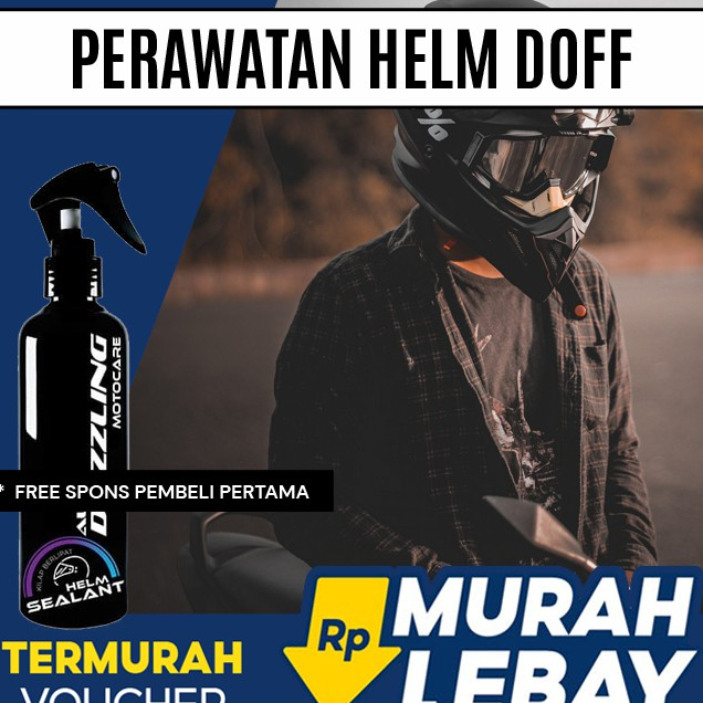 Jual Cairan Pengkilap Penghitam Helm Motor Permanen Semir Helm Motor ...