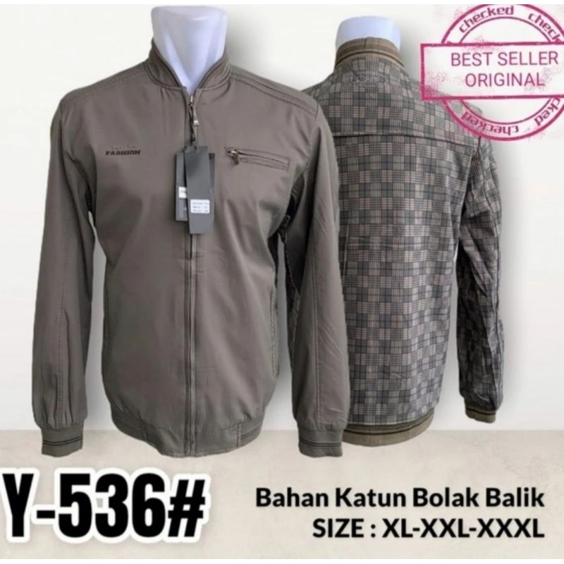 Jual jaket bomber katun premium bolak balik | Shopee Indonesia