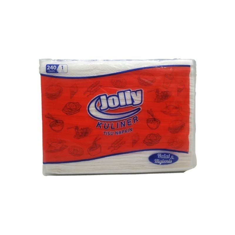 Jual Jolly Kuliner Tisu Napkin 240 sheet 1ply | Shopee Indonesia