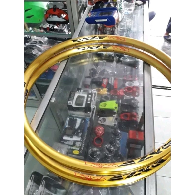 Jual RIMS 27.5 RAZE GOLD ANODEZ 32 HOLE HARGA SATUAN | Shopee Indonesia
