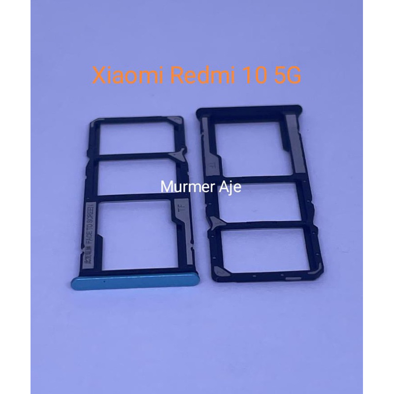 Jual Sim card tray slot tempat kartu xiaomi redmi 10 5G oem | Shopee ...