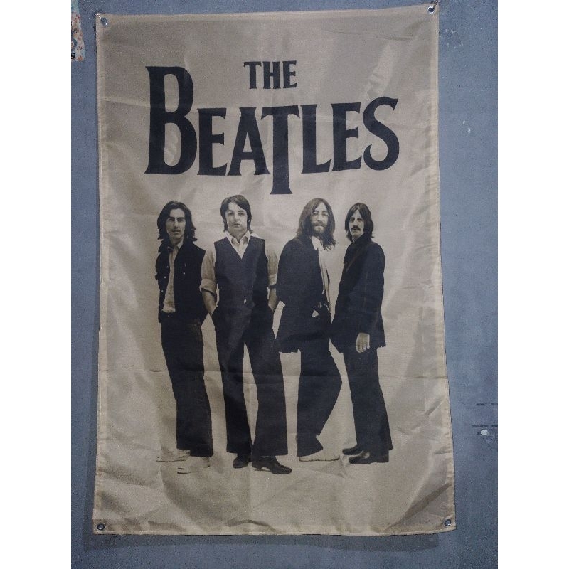 Jual Bendera/Flag/Poster Kain/Miniflag Band The Beatles | Shopee Indonesia