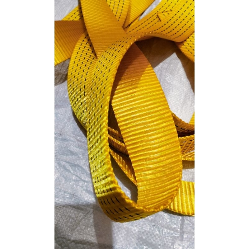 Jual tali sabuk trek belt rachet tie down 5 cm 4 ton kuning harga per ...