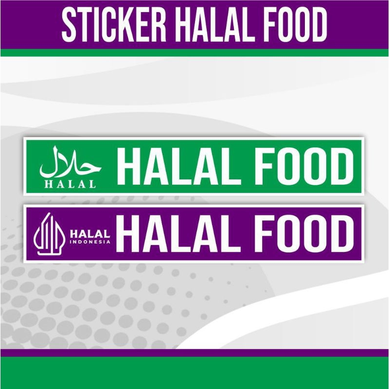 Jual Sticker Halal Food | Shopee Indonesia