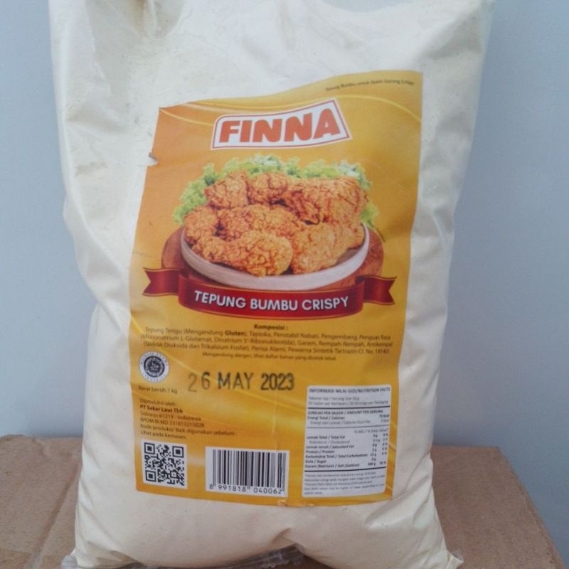 Jual Tepung bumbu crispy finna 1 kg | Shopee Indonesia