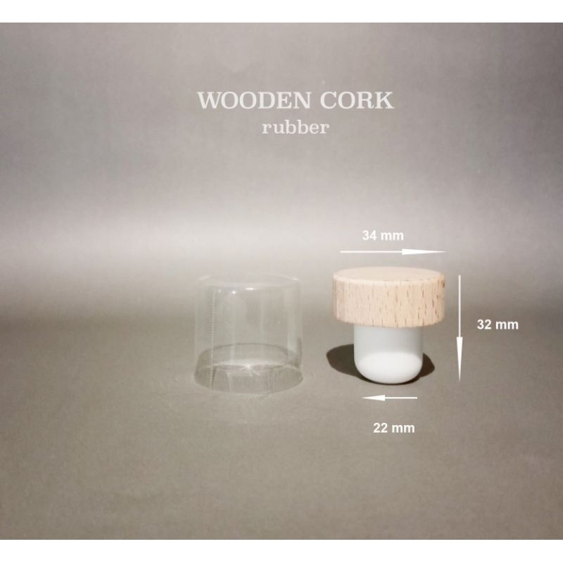 Jual Tutup botol cork kayu gabus diameter 34mm | Shopee Indonesia