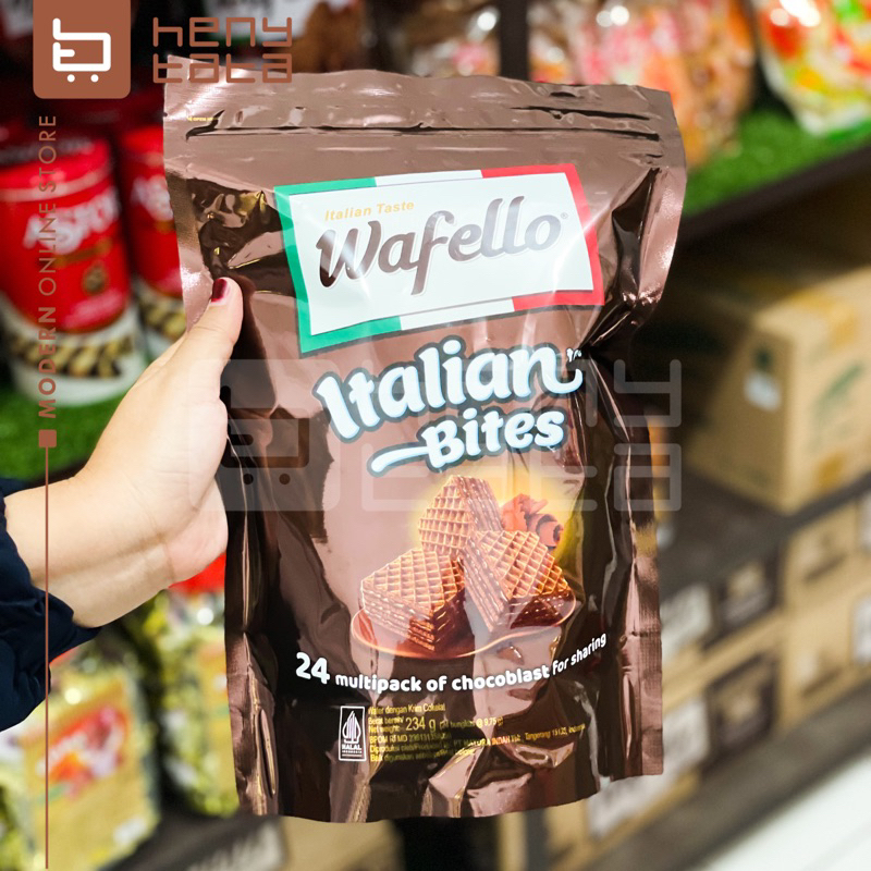 Jual Wafer Roma Wafello Kemasan Jumbo Biskuit Wafers Cokelat dan ...