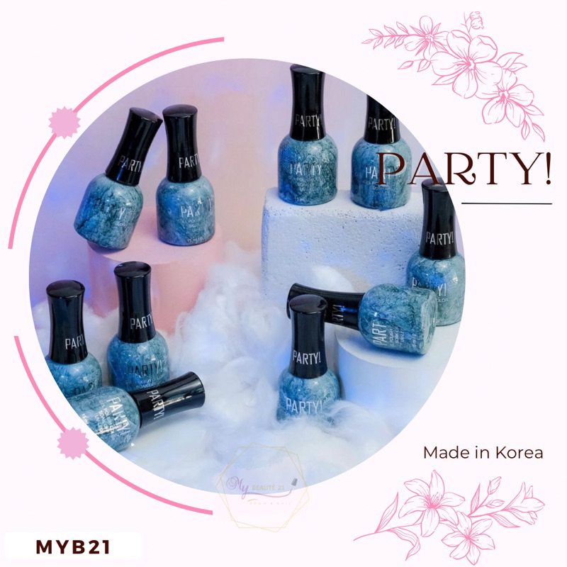 Jual PARTY! GEL HALAL ESESSENTIAL MAGIC TOP COAT MADE IN KOREA ORIGINAL ...