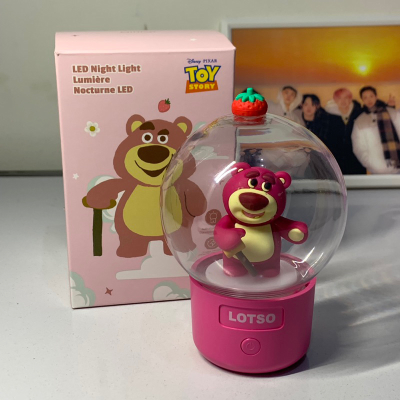 Jual miniso lotso led night light toy story — lampu tidur | Shopee ...