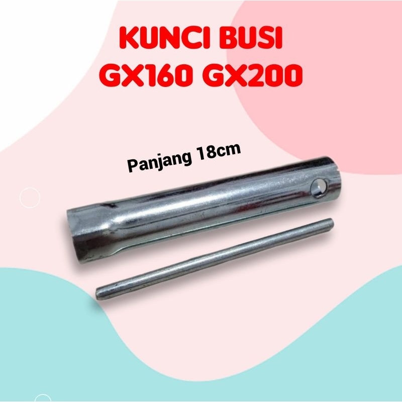 Jual Kunci buka busi engine GX160 GX-200 panjang 18cm - sparepart ...