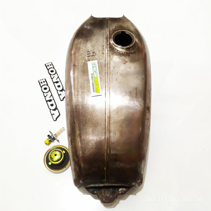 Jual Tangki cb 125 original set tutup tangki dan emblem import | Shopee ...