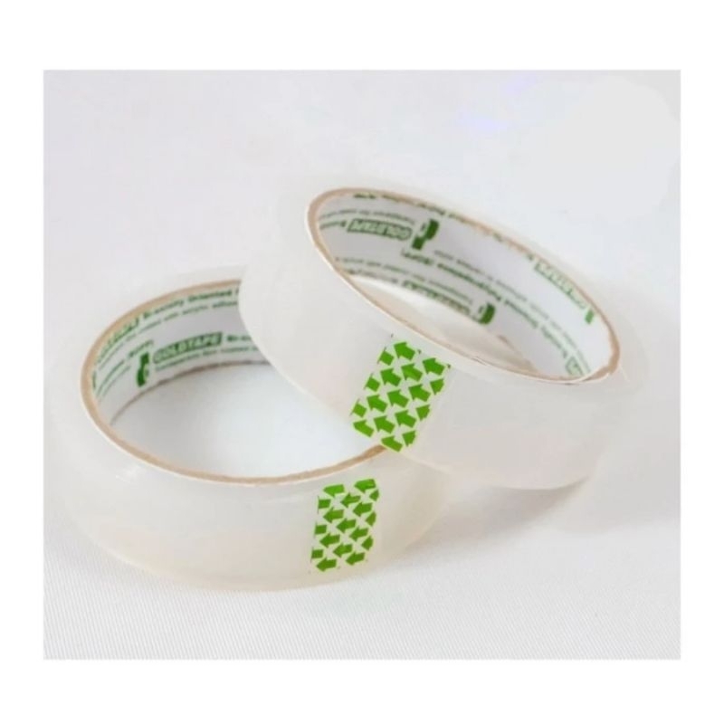 Jual Isolasi Bening Goldtape 1 Inch Selotip 1" Bening Gold Tape 24mm ...