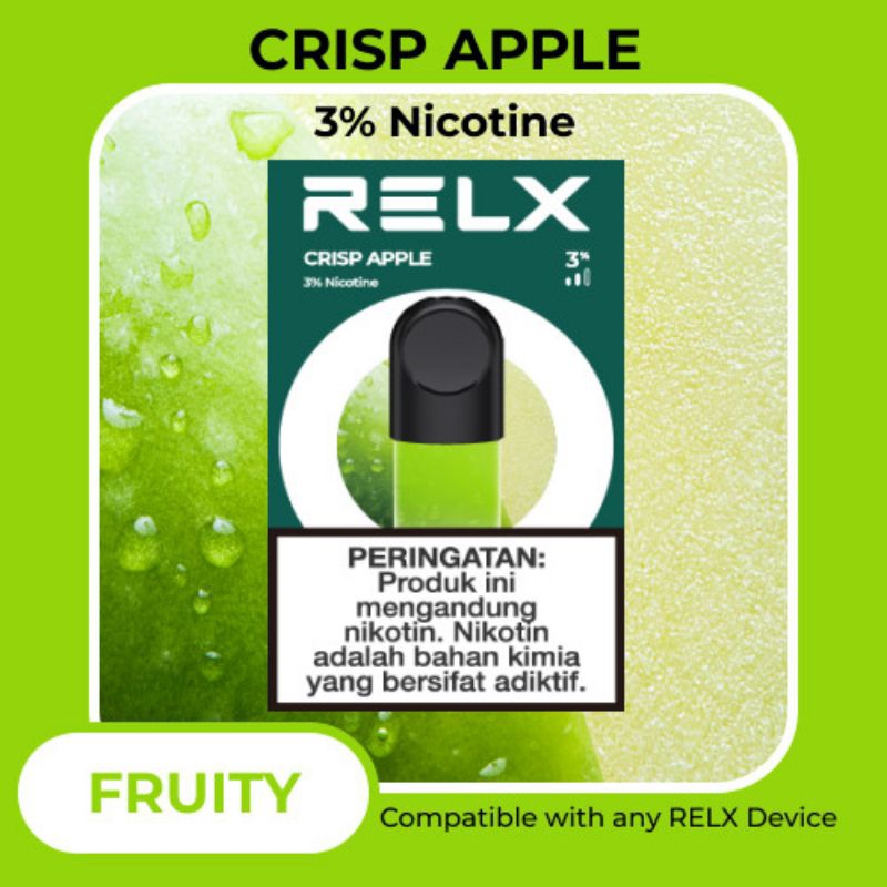 Jual RELX Pod - Crisp Apple (Isi 1 Pod) | Shopee Indonesia