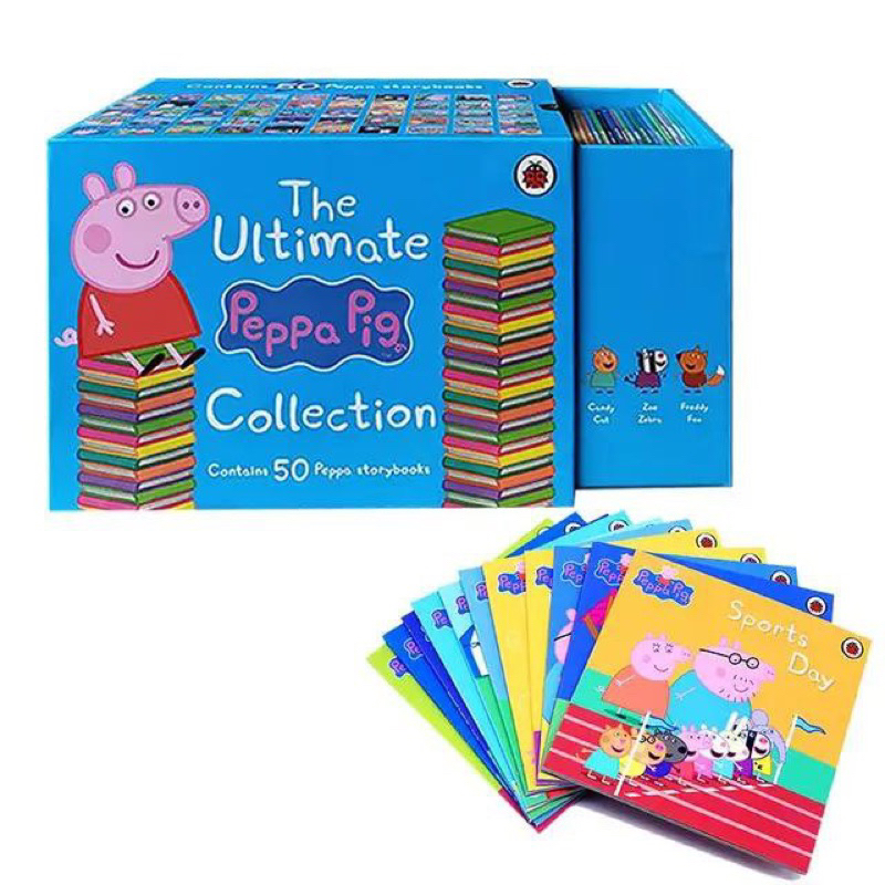 Jual Peppa Pig Ultimate Collection Story Book Ecer Satuan Blue Box Buku ...