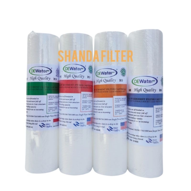 Jual Cartridge Filter Air 10 Inch / Filter Sedimen DeWater - 01/03/05 ...