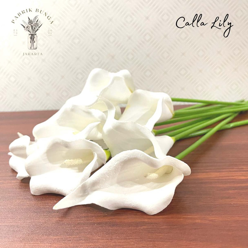 Jual COD (1 Tangkai) Bunga Calla Lily / Artificial Premium Import Calla ...