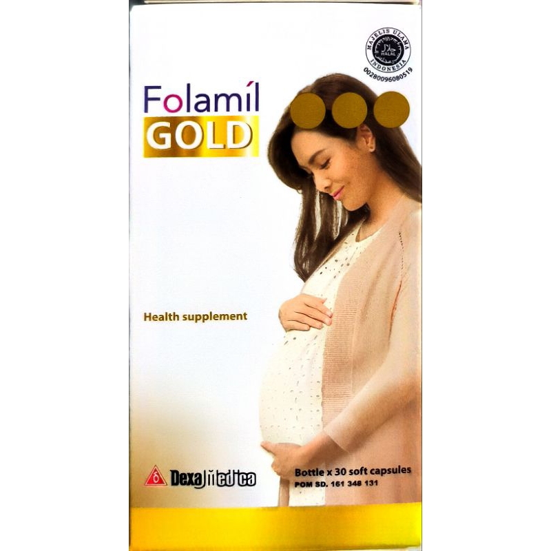 Jual Folamil Gold 30 Kapsul | Shopee Indonesia