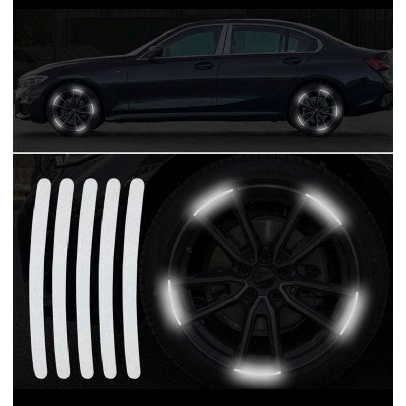 Jual STIKER Roda Reflective Sticker 8 Strip(573/577) | Shopee Indonesia