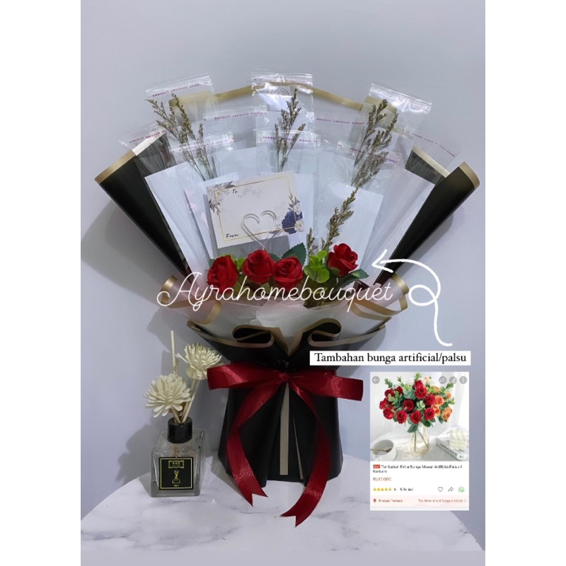 Jual [KODE MIX] Kerangka Money Bouquet Buket Bunga Uang Kosong isi 10 ...