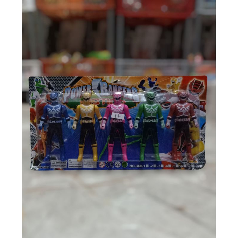 Jual MAINAN ROBOT POWER RANGERS MINI ISI 5 PCS | Shopee Indonesia
