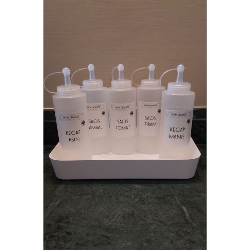 Jual Botol Saos, Bottle minimalist refill pantry organizer tempat sauce ...