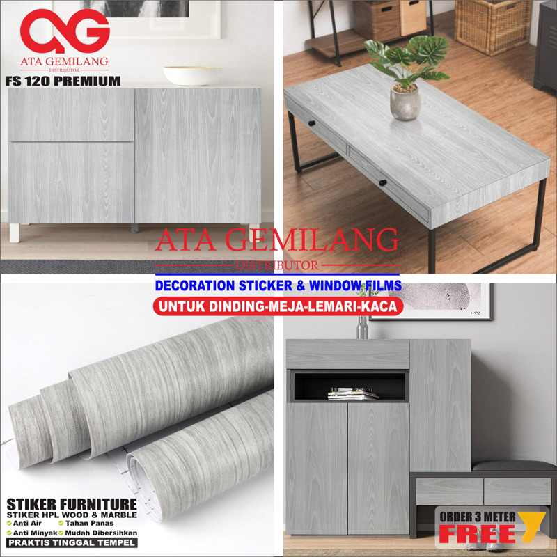 Jual Stiker Lemari Furniture Wallpaper Kayu Untuk Meja Pintu Dinding ...