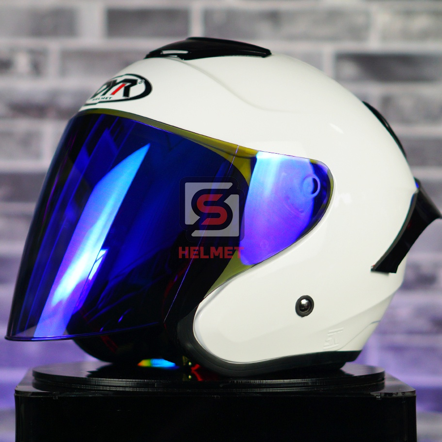 Jual Helm Kyoto DYR Osaka Original Paket Ganteng Visor Iridum Blue dan ...