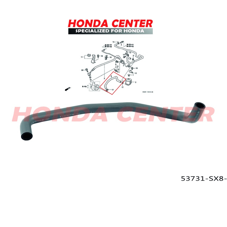 Jual Selang Slang Hose Dari Tabung Ke Pompa Power Stering Steering ...