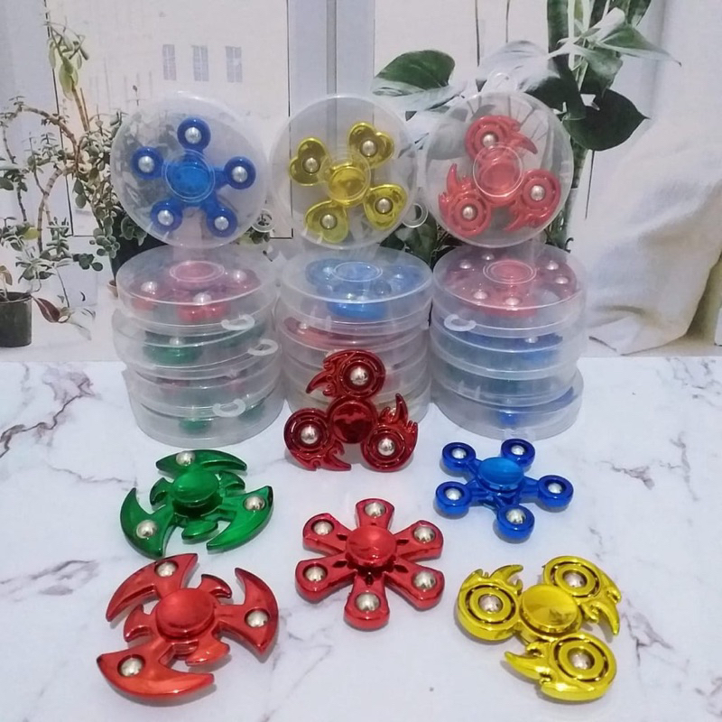 Jual ASEMKAJKT - Fidget Spiner Besi Warna Chrome / Spinner Besi ...