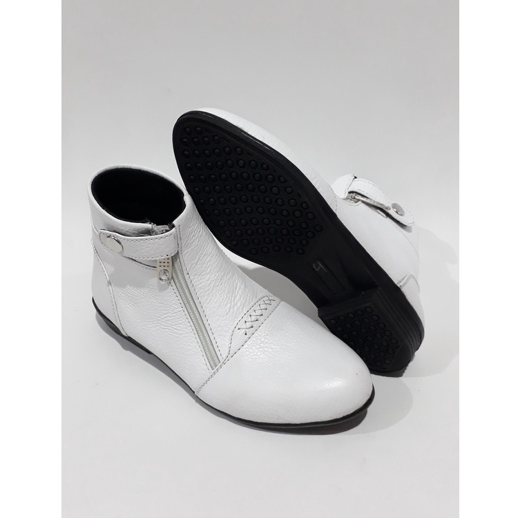 Jual Sepatu Boots Anak Perempuan Kulit Asli / Warna Putih, Model ...