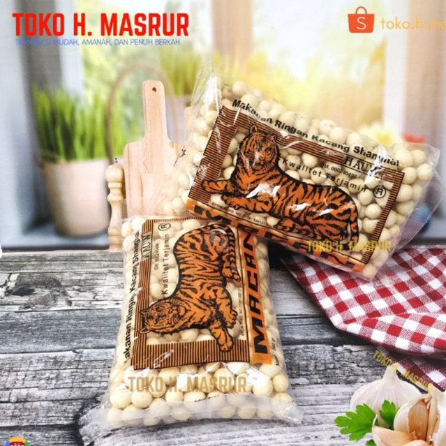 Jual Kacang Atom Sanghai Cap Macan 340gr | Shopee Indonesia