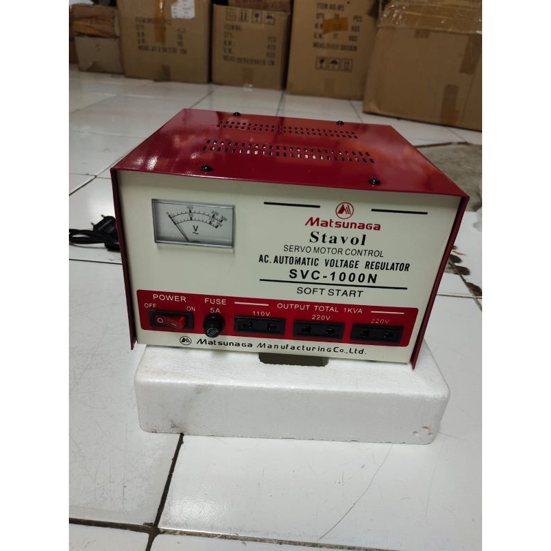 Jual Stabilizer Matsunaga 1000watt -Stavol SVC 1000N Matsunaga | Shopee Indonesia
