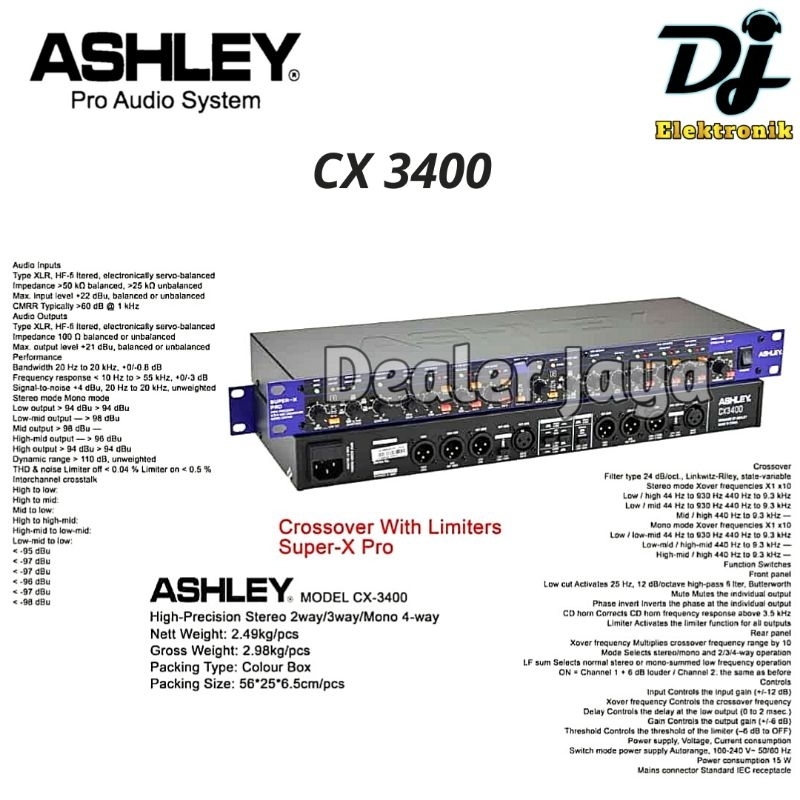 Jual Crossover Ashley CX 3400 / CX3400 | Shopee Indonesia