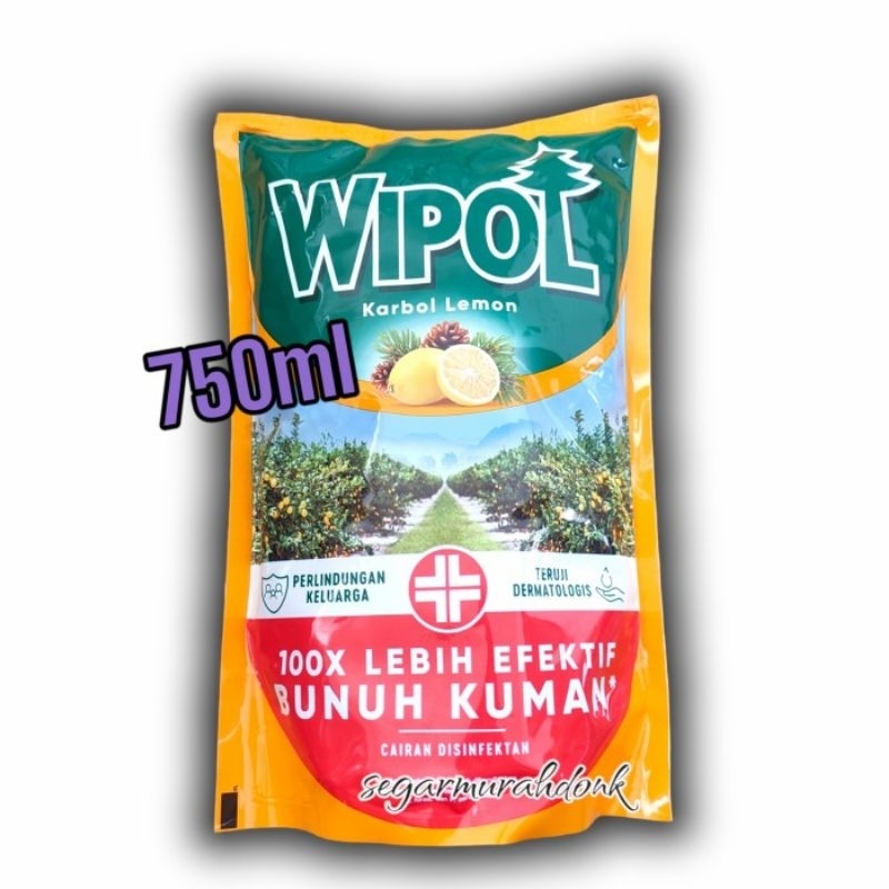 Jual Wipol Karbol Lemon Pembersih Lantai 750 ml | Shopee Indonesia