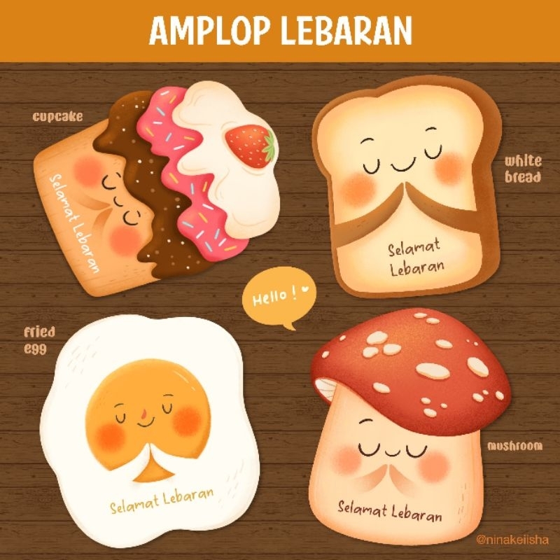 Jual Amplop Lebaran Karakter MIX Lucu Angpau Idul Fitri Unik | Shopee ...