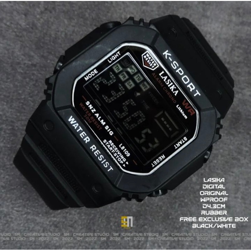 Jual Jam Tangan Digital LASIKA Waterproof FREE BOX | Shopee Indonesia