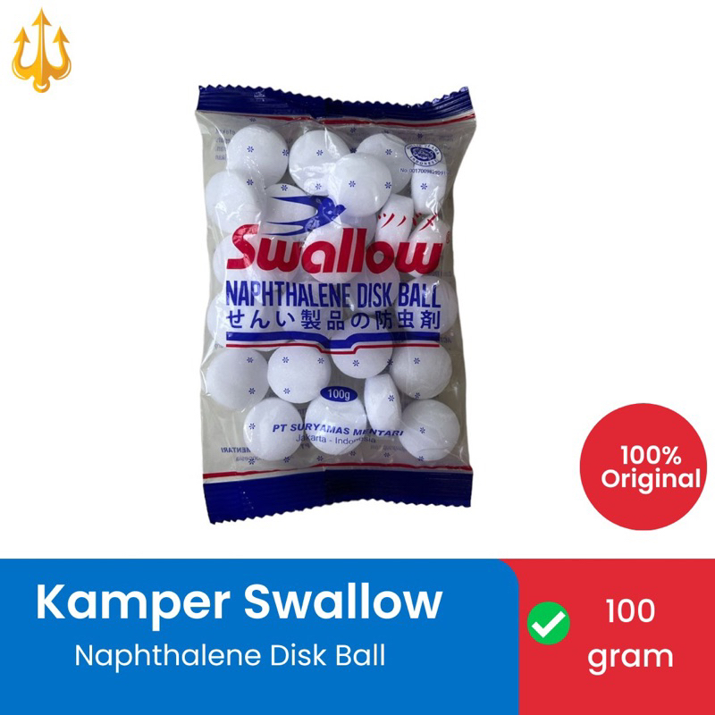 Jual Kapur Barus Swallow | Kamper Swallow Naphthalene 100 gr | Shopee ...