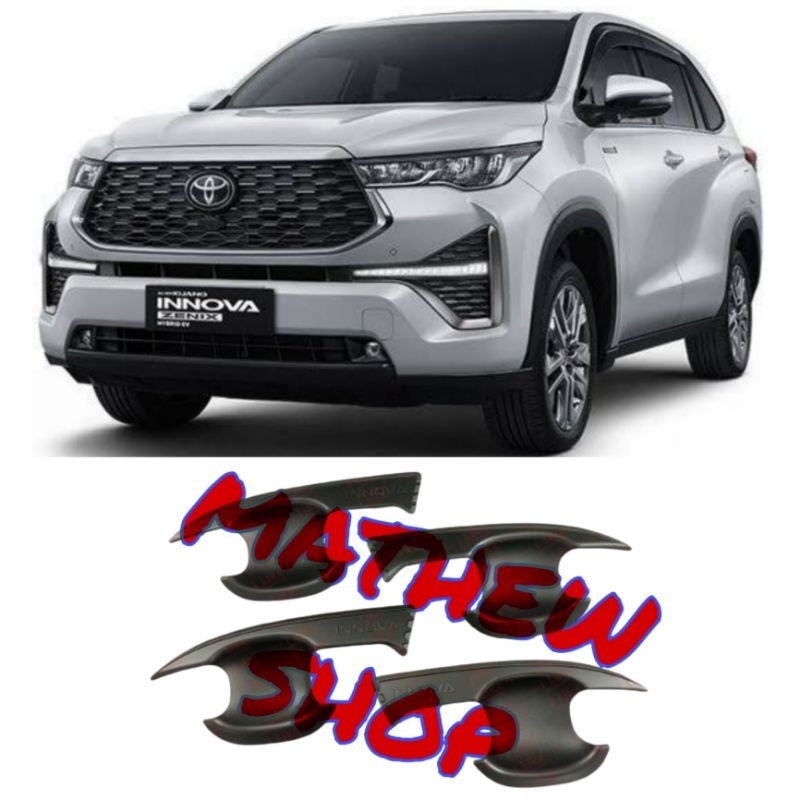 Jual Outer Cover Door Handle Tank Cover Innova Zenix 2023 2024 Hitam ...