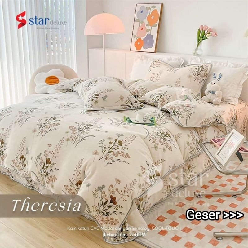 Jual Sprei Katun Lokal Motif Theresia By Bahan Katun Star,Sprei ...