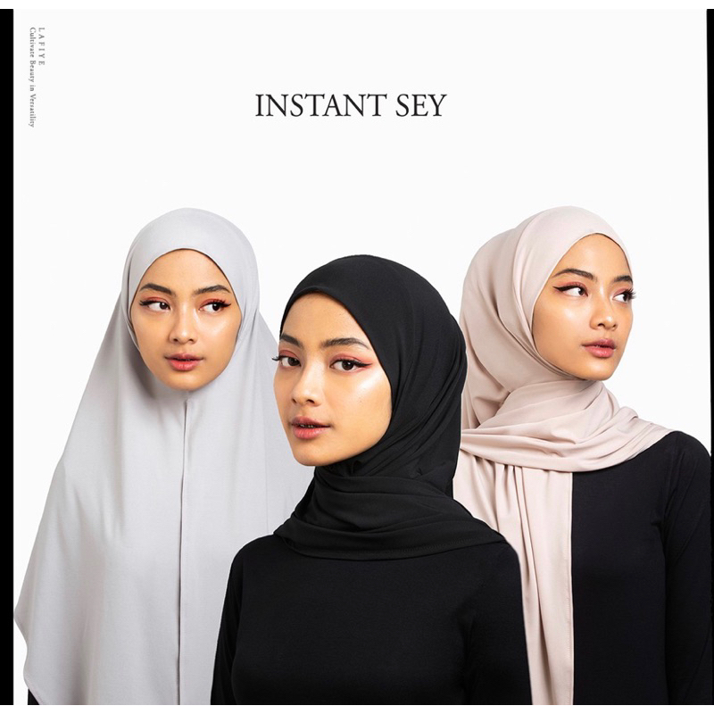 Jual PRELOVED Lafiye Instant Sey (charcoal) | Shopee Indonesia