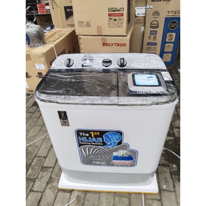 Jual Mesin Cuci 2 Tabung AQUA QW-760XT | Shopee Indonesia