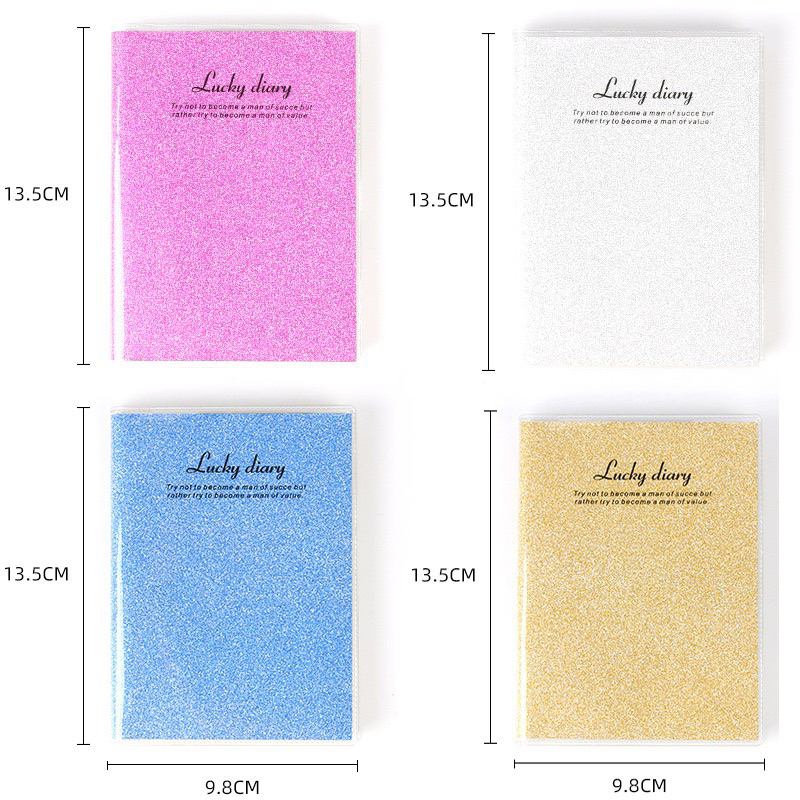 Jual DIARY | NOTES | NOTEBOOK | BUKU CATATAN GLITTER Ukuran A7 | Shopee ...