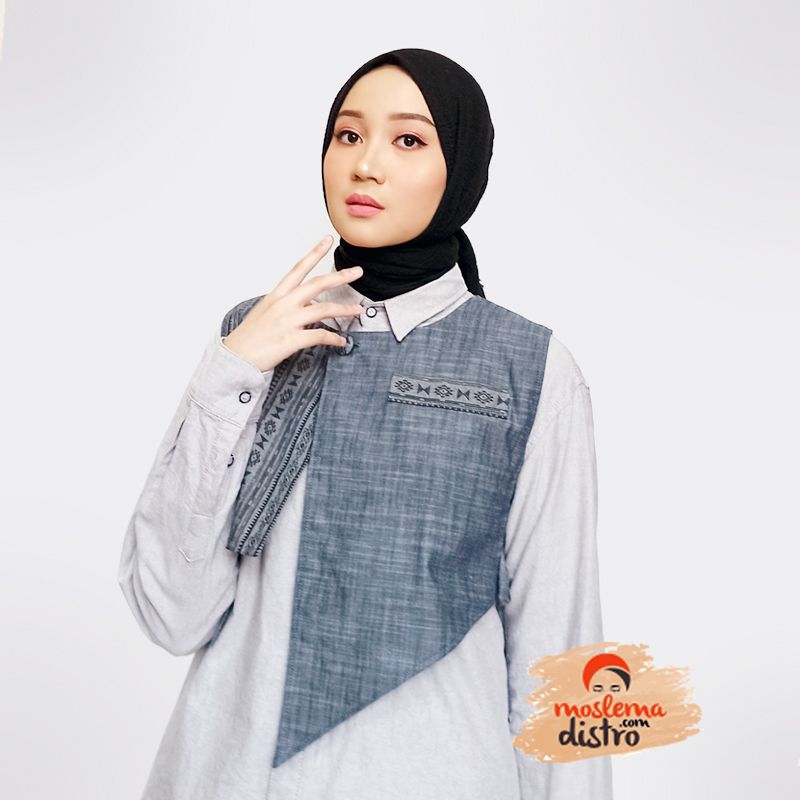 Jual ROMPI KOREAN STYLE WANITA - VEST KATUN KEKINIAN OUTFIT LEBARAN ...