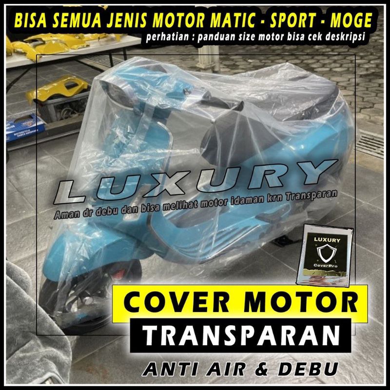Jual Cover motor,sarung motor, cover sepeda plastik transparan ...