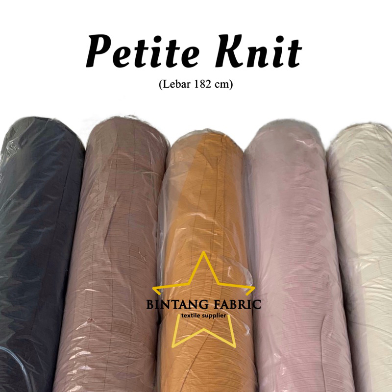 Jual 1 Rol Bahan Kain Knitting Petite Knit ± 26 kg | Shopee Indonesia