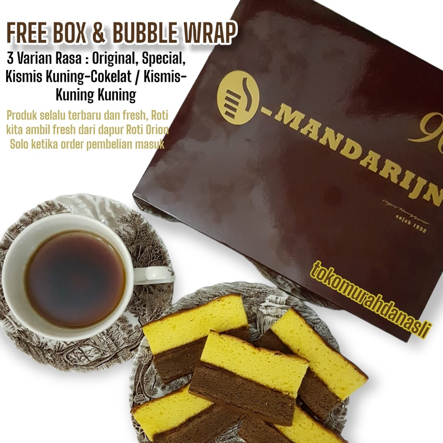 Jual ROTI MANDARIN MANDARIJN SPIKU SPIKOE LAPIS ORION OLEH-OLEH KHAS ...