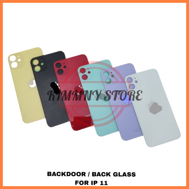 Jual BACKDOOR BACK GLASS COVER CASING TUTUP BELAKANG IPHONE 11 | Shopee ...