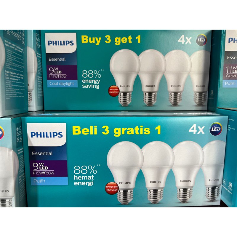 Jual Led essential paket 9 watt | Shopee Indonesia